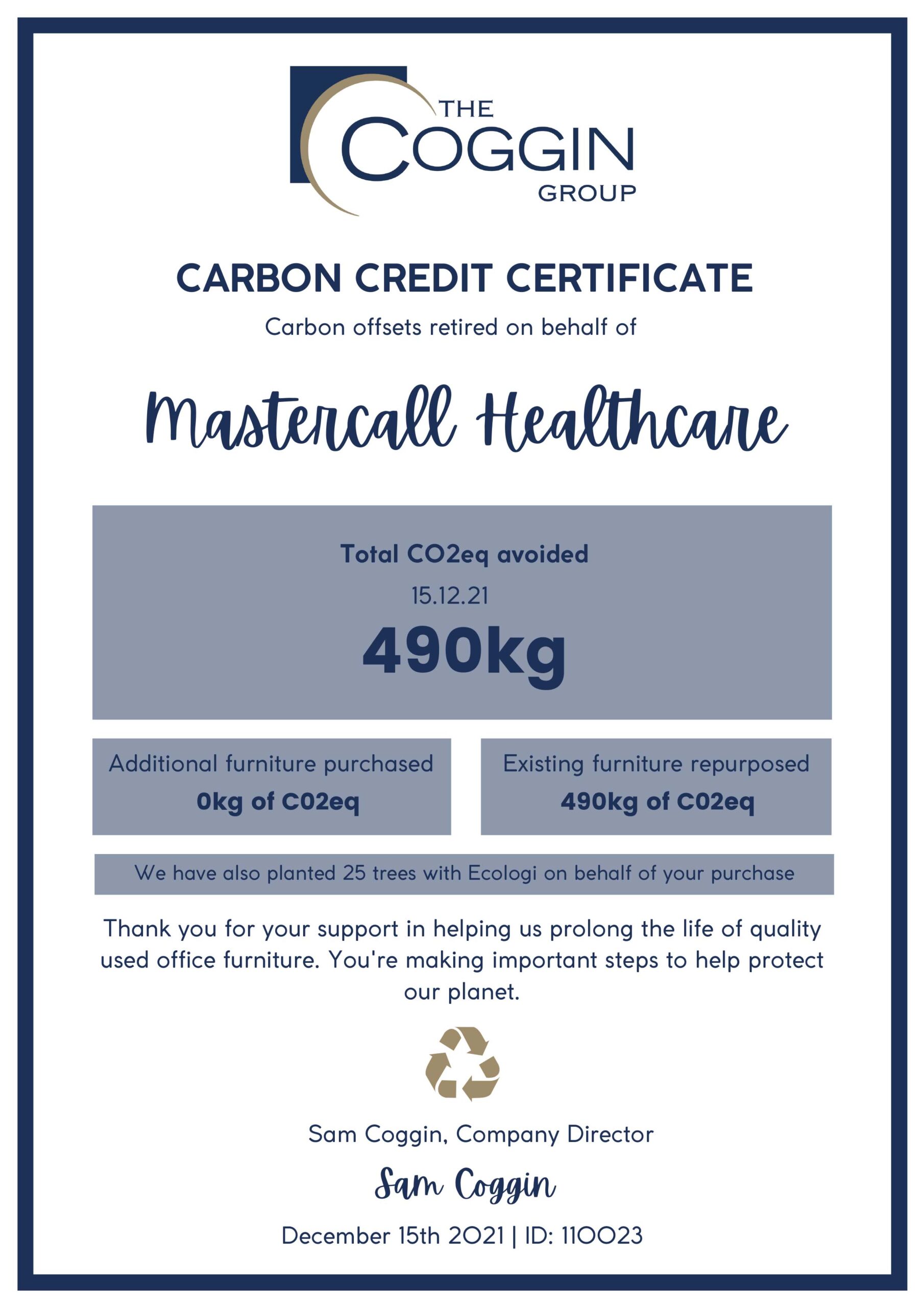 Environmental Commitment - Mastercall Healthcare